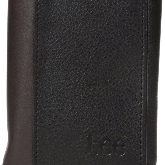 Lee | Accessories | Mens Wallet Trifold Lee Black Leather Rfid Block ...
